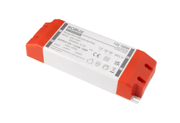 VEGAS 100W 12V IP20 driver triac d...RVA10012DUN-PSU | ROBUS